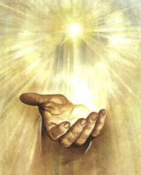 My Heavenly Hand which will guide you and lead you (Mi Mano celestial ...